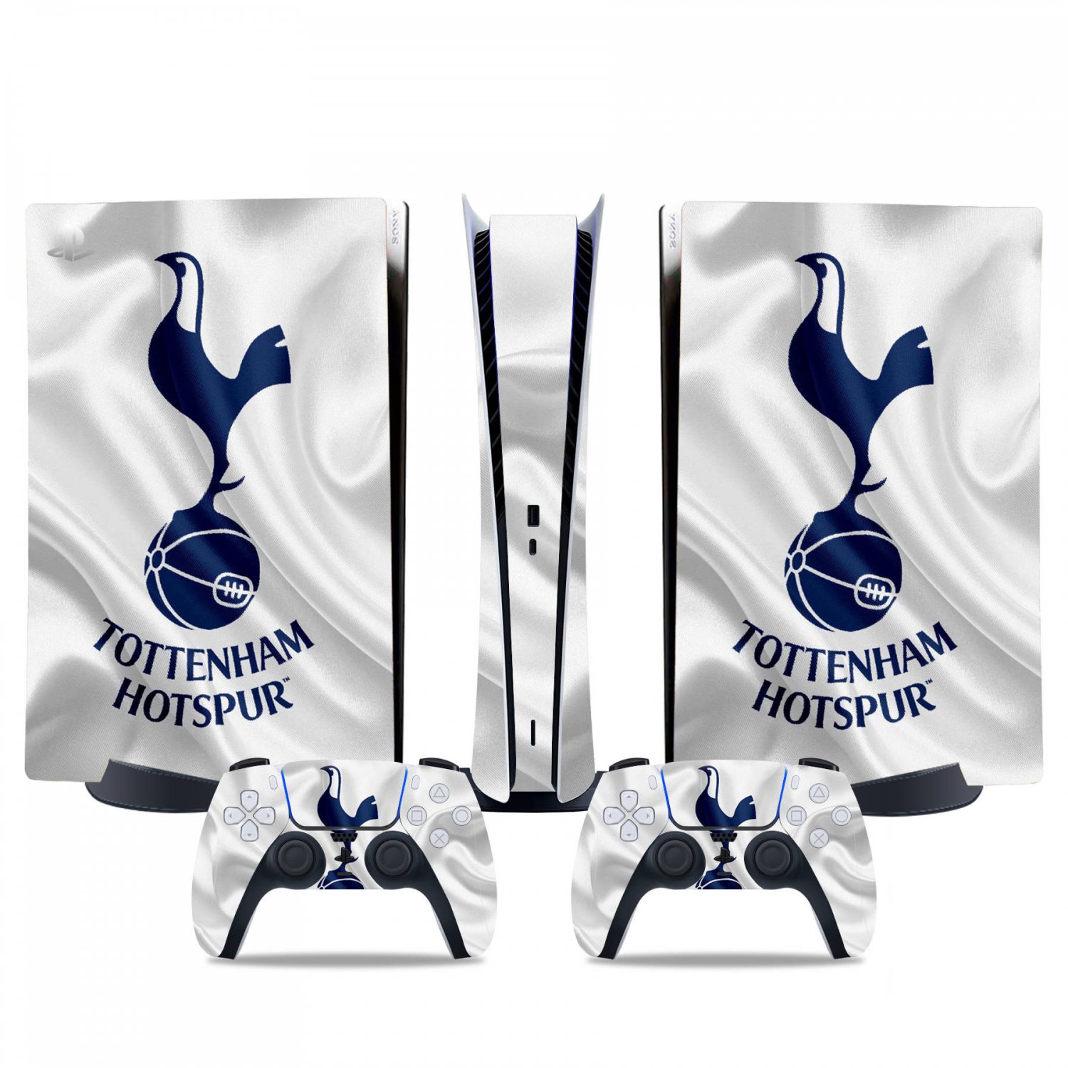 Tottenham Hotspur decal skin for PS5 digital Console & 2 Controllers
