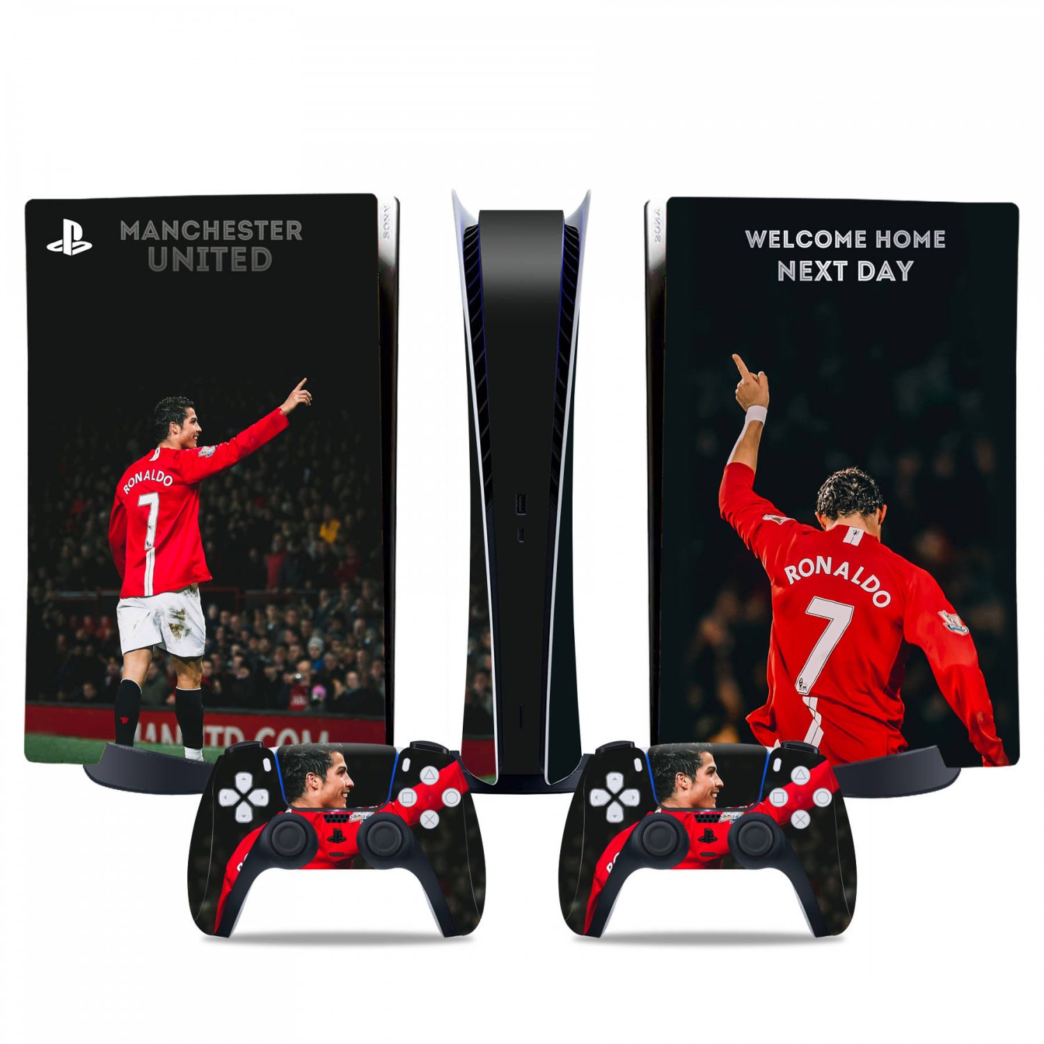 Cristiano Ronaldo decal skin for PS5 digital Console & 2 Controllers