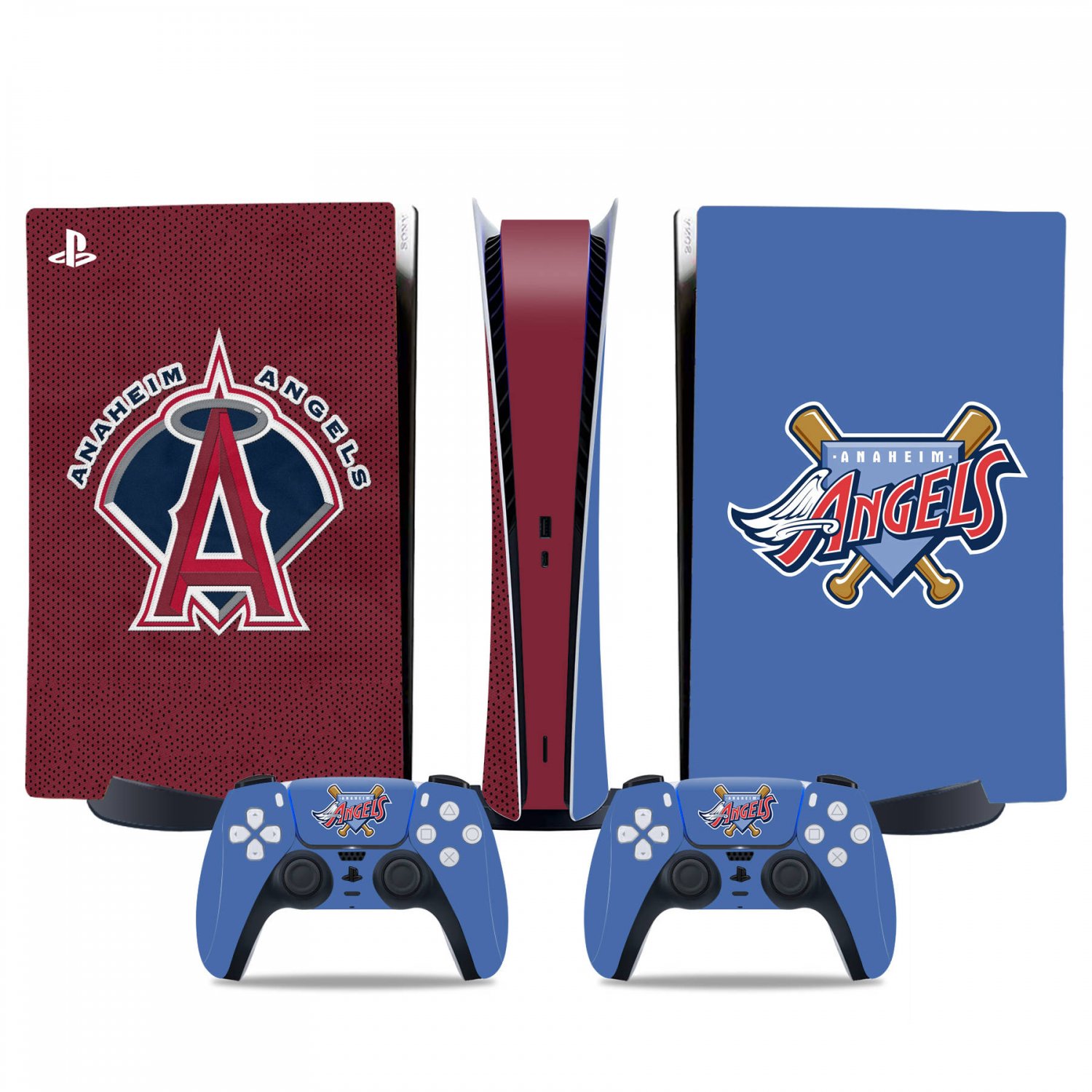 Anahem Angels decal skin for PS5 digital Console & 2 Controllers