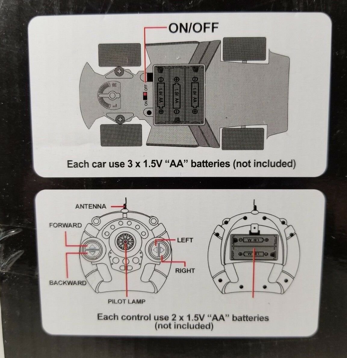 DISNEY Pixar RC Cars Combo McQueen Jackson Storm Radio Control Remote