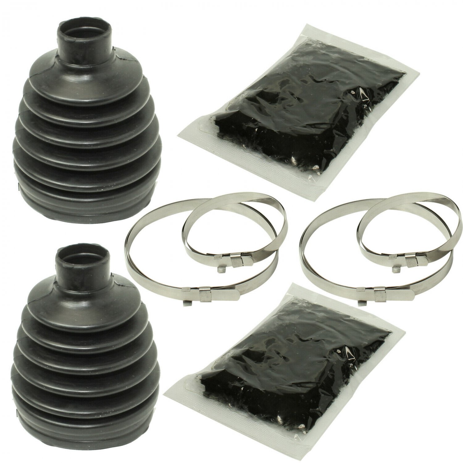 REAR AXLE INNER and OUTER CV BOOT KITS Fits POLARIS RANGER 800 4X4 6X6 ...