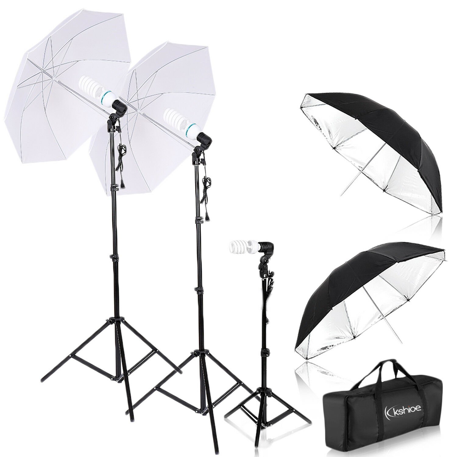 New Photography Photo Studio Reflector 4x 33"" Umbrella Lighting ...