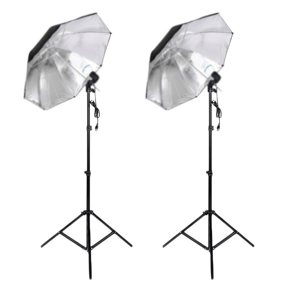 Lot 2 Studio Photography Light Speedlight Stand 6.6FT Adjustable ...