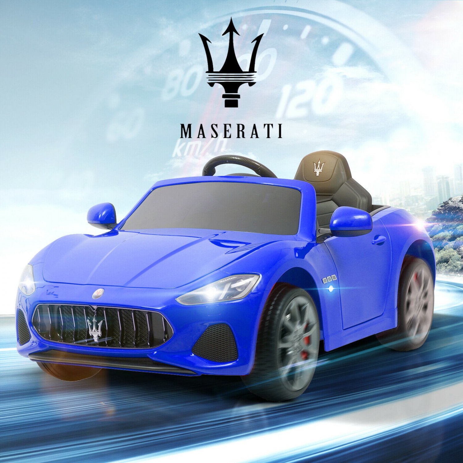 12V Maserati Gran Cabrio Electric Kids Ride On Car Toy with Remote ...