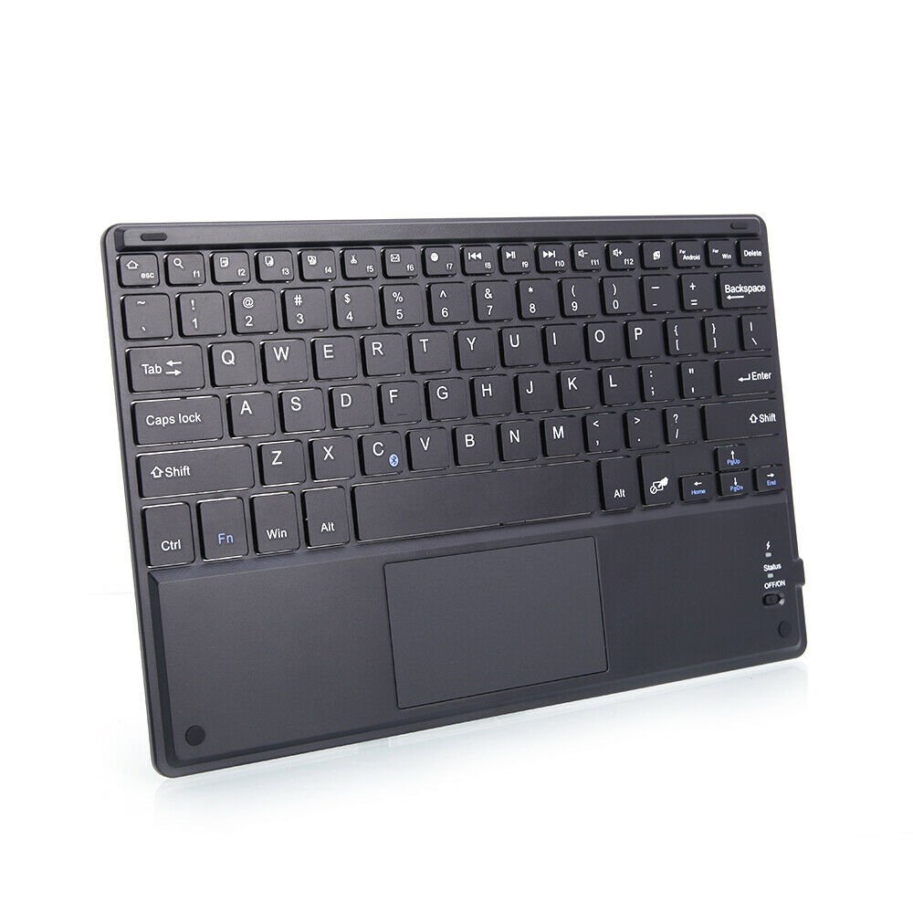 Rechargeable Wireless Bluetooth Keyboard Touchpad for SmartPhone Tablet ...