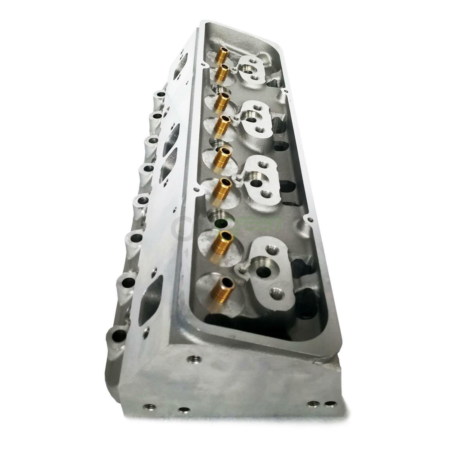 Bare Aluminum Cylinder Head Fits SBC Chevy 350 200cc 68cc 2.02 1.60 ...