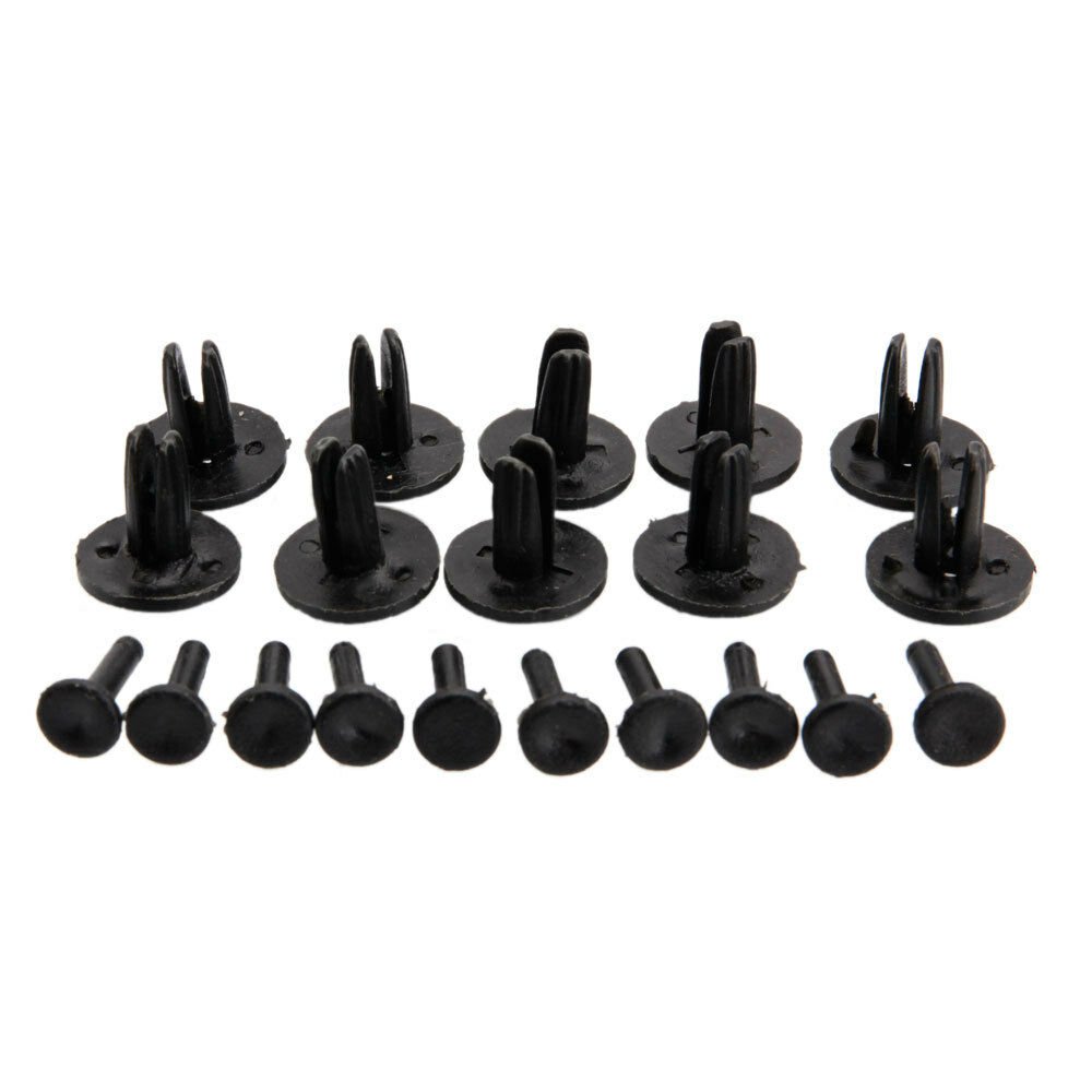 20x Front Bumper Fascia Retainer Plastic Push-Type Rivet For Jeep Grand ...