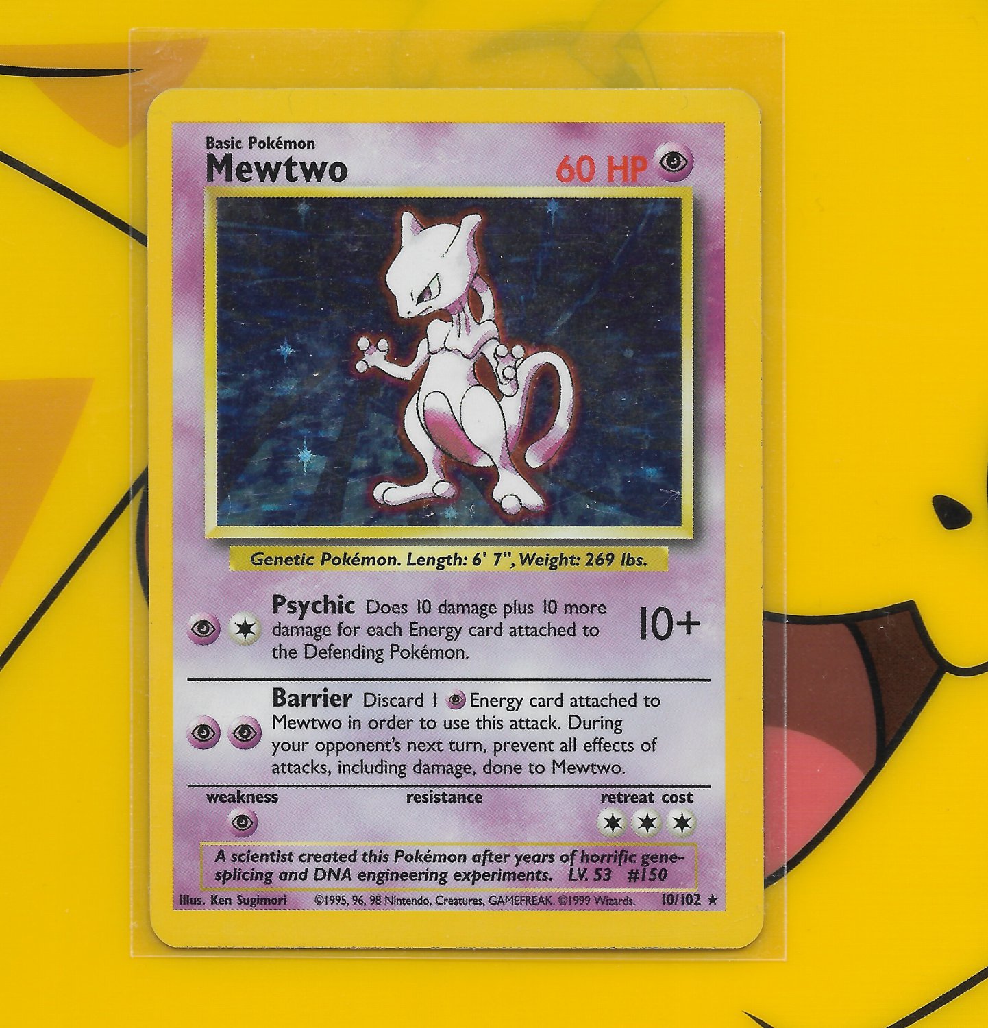 Mewtwo [VF+] Base Set #10 Rare Holo **Build-Your-Own Booster Pack!**