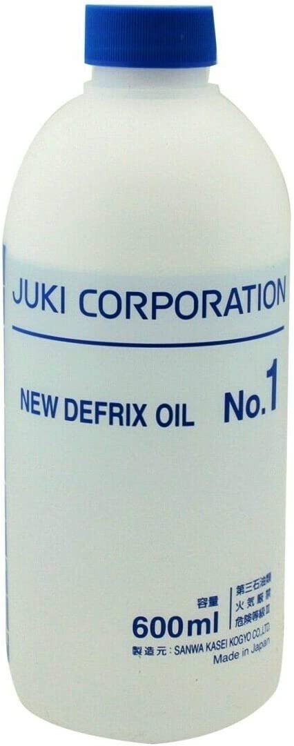 Juki Genuine New Defrix Oil No.1 Sewing Machine Oil 600ml Bottle
