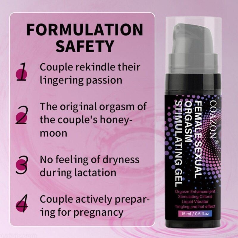 15ml Female Stain Free Safe Intimate Personal Six Gel Enhancement ...