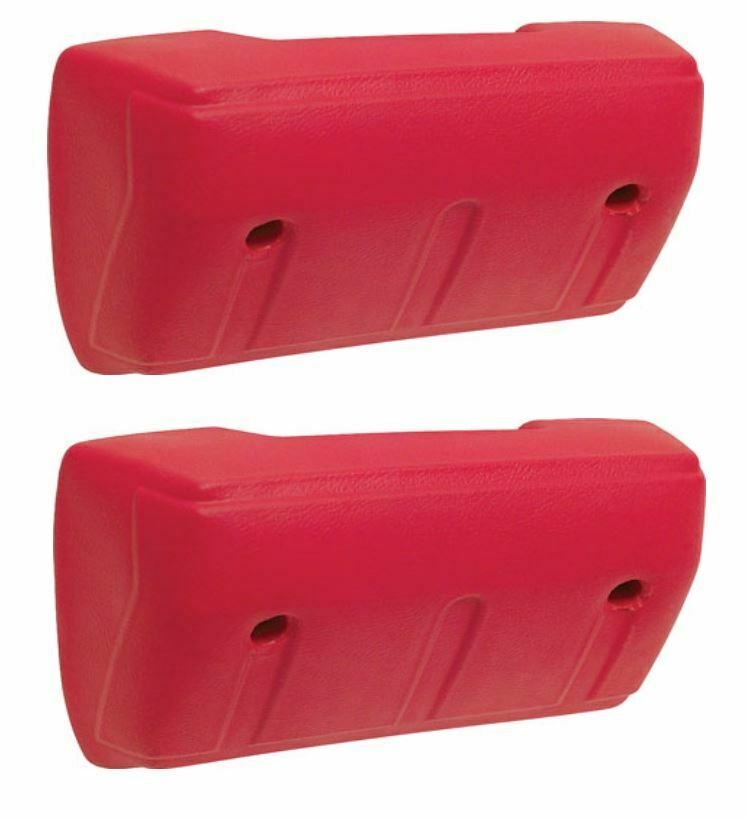 OER Red Arm Rest Set 1967-1971 Chevrolet GMC Pickup Truck Blazer Suburban