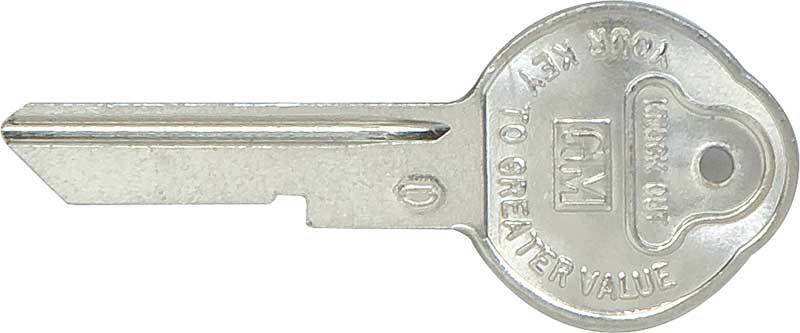 K112 1968 OEM Truck Key (Letter Code 'D") Pontiac and Chevrolet Briggs ...