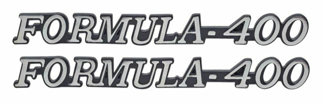 OER Front Fender Emblem Set 1972-1975 Pontiac Firebird Formula 400