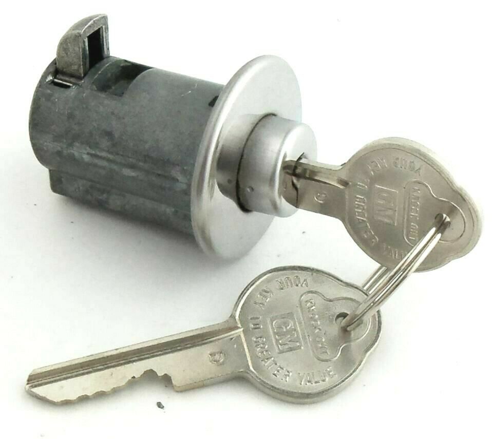 Glovebox/Storage Lock Set With Original Style 'D' Keys 1968 Chevy Corvette
