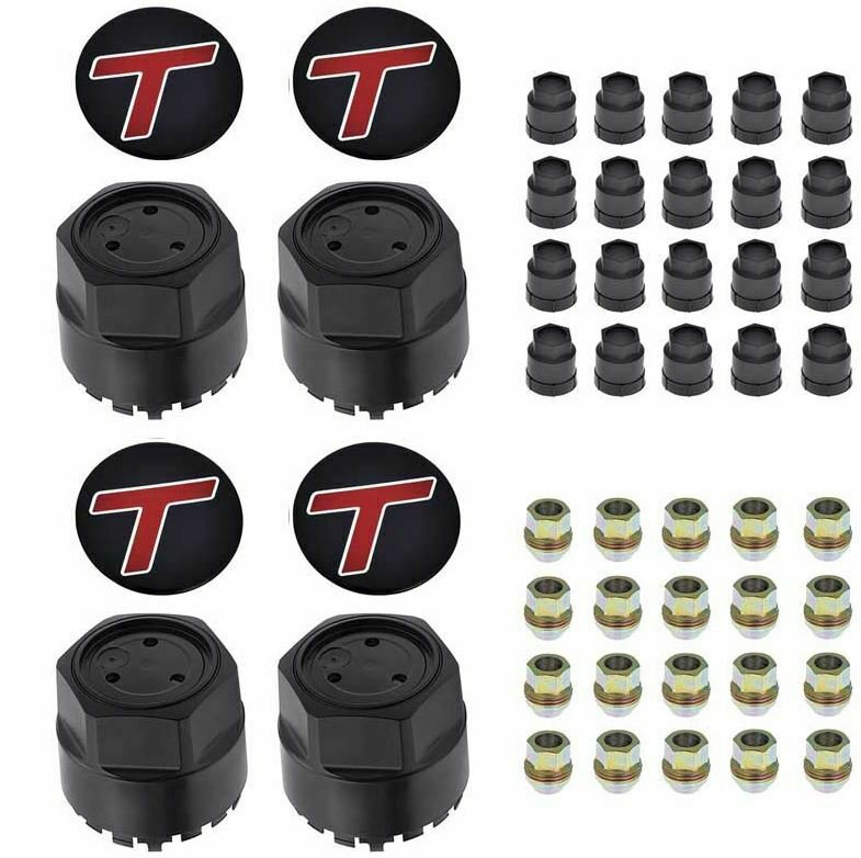 OER GTA Wheel Center Cap and Nut Set With T-Type Emblems 1984-1987 ...