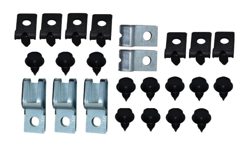 24 Piece Brake Line Clip Set 1971-1972 Chevy and GMC Pickup Trucks 2WD ...