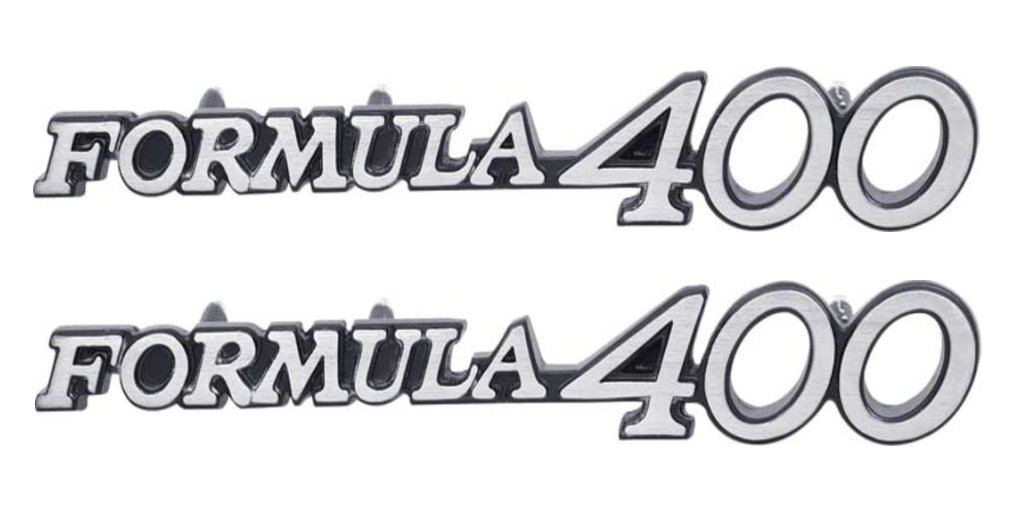 Reproduction Formula 400 Front Fender Emblem Set For 1970-1971 Pontiac ...