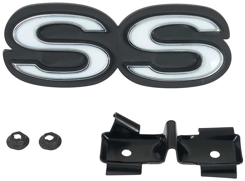 OER Reproduction SS Front Grille Emblem 1973-1974 Chevy Nova SS Models