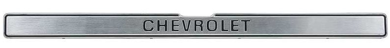 OER Brushed Aluminum Tailgate Band Script For 1975-1980 Chevy Trucks ...