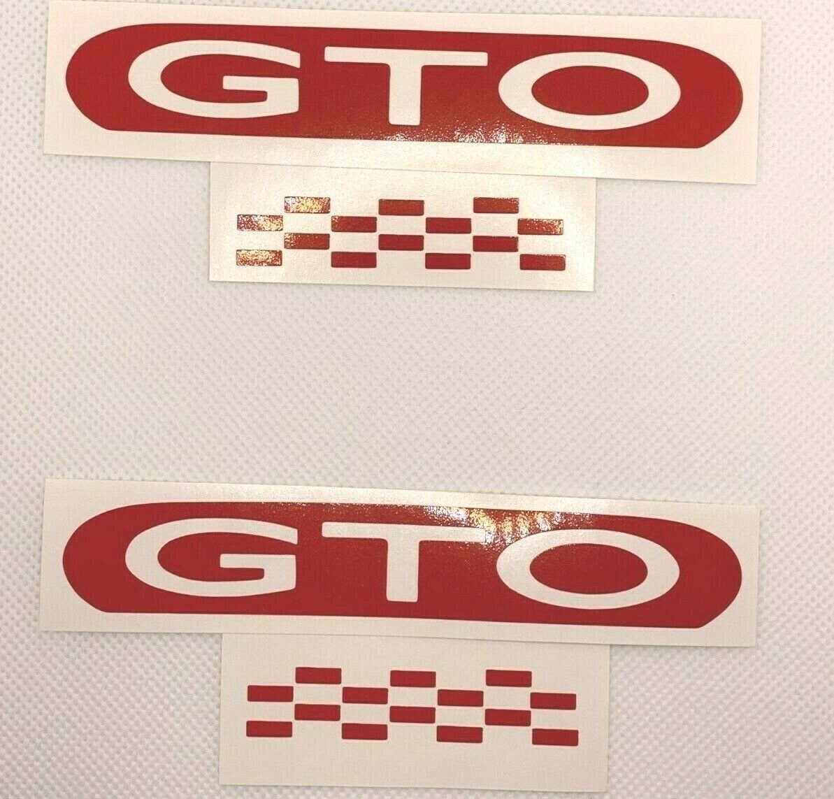 Reflective Red Fender Emblem Lettering Overlay Decal Set 2004-2005 ...