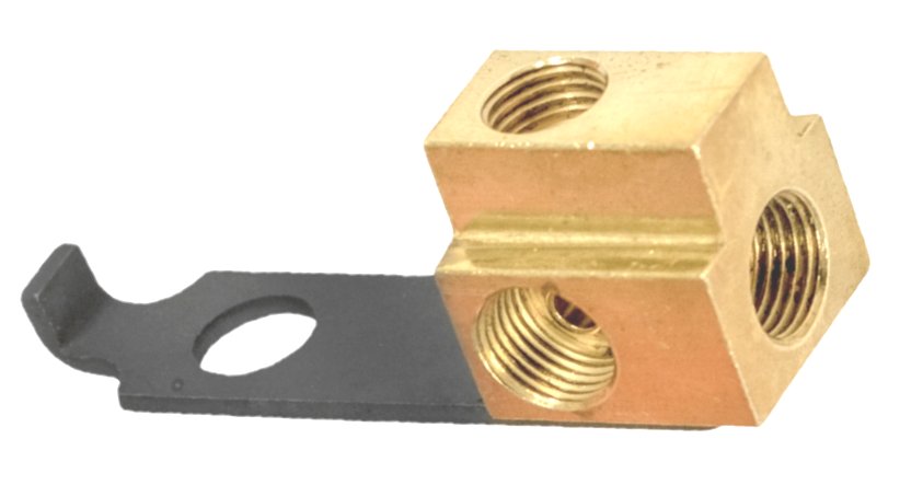 Single Master Cylinder Brake Line Tee Block For 1966 GTO 442 Chevelle ...