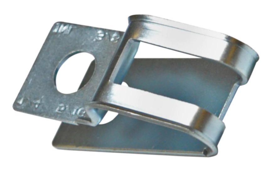 1/4" and 3/8" Triple Fuel and Brake Line Frame Clip For Buick Chevy Pontiac