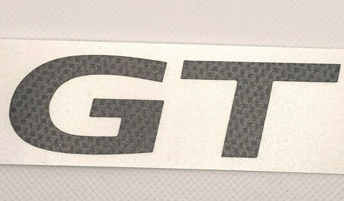 Carbon Fiber Rear "GT" Trunk Emblem Overlay Decal 2008-2009 Pontiac G8 ...