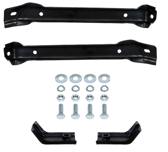 United Pacific Front Bumper Bracket Kit 1967-1970 Chevy and GMC 2WD Trucks