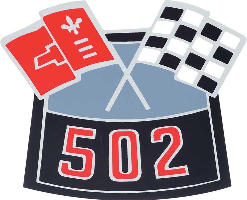 OER 502 With 450 HP Air Cleaner Decal Set Camaro Nova Chevelle Impala ...