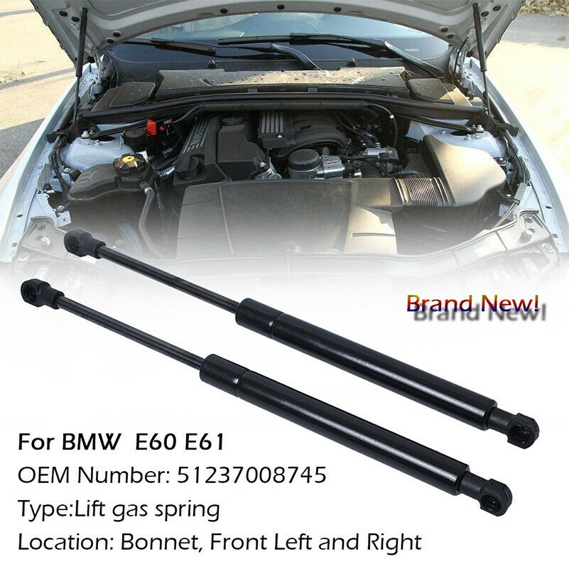 2x Quality Front Hood Shock Gas Pressurized Support Damper Strut For ...