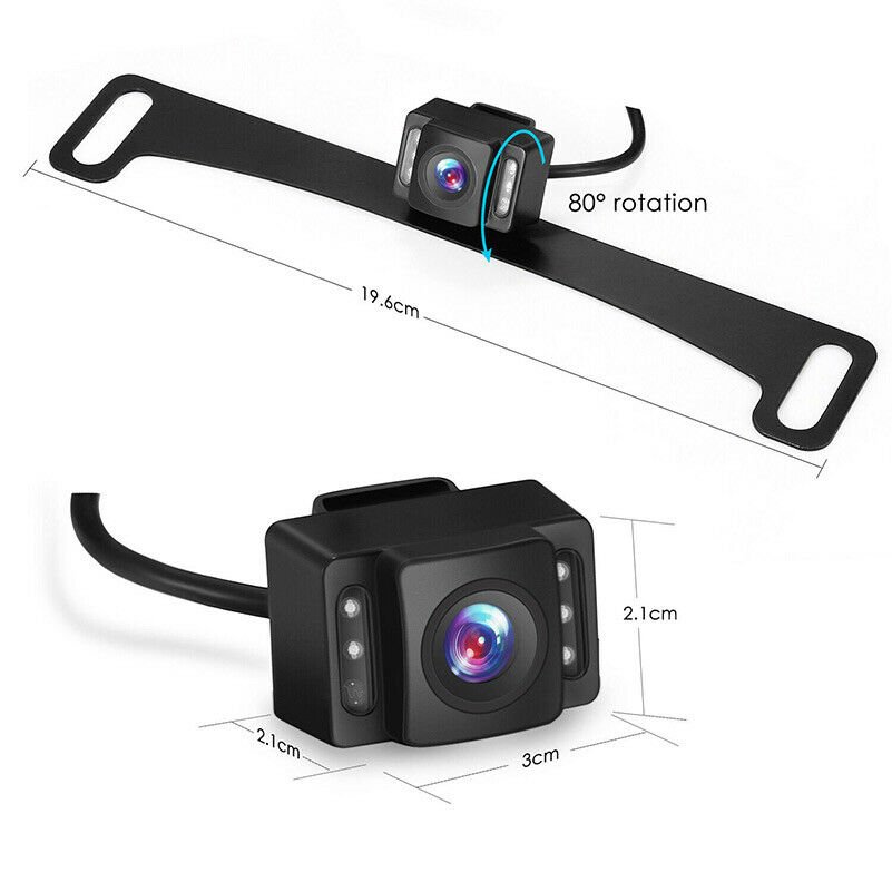170º Car Rear View Reverse Backup Parking Camera Waterproof Night ...