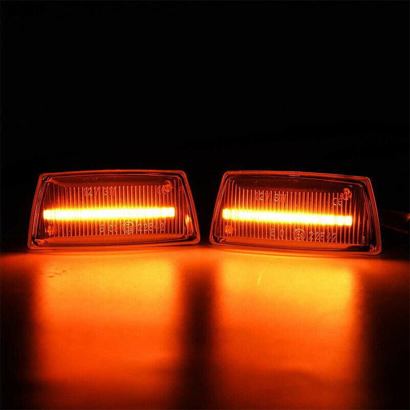 2x Amber Dynamic Side Marker Light Indicator For Adam Opel Corsa ...