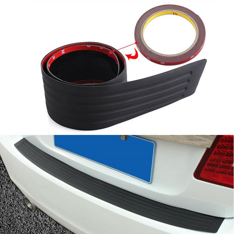 Car SUV Rear Bumper Sill/Protector Plate Rubber Cover Guard Pad ...