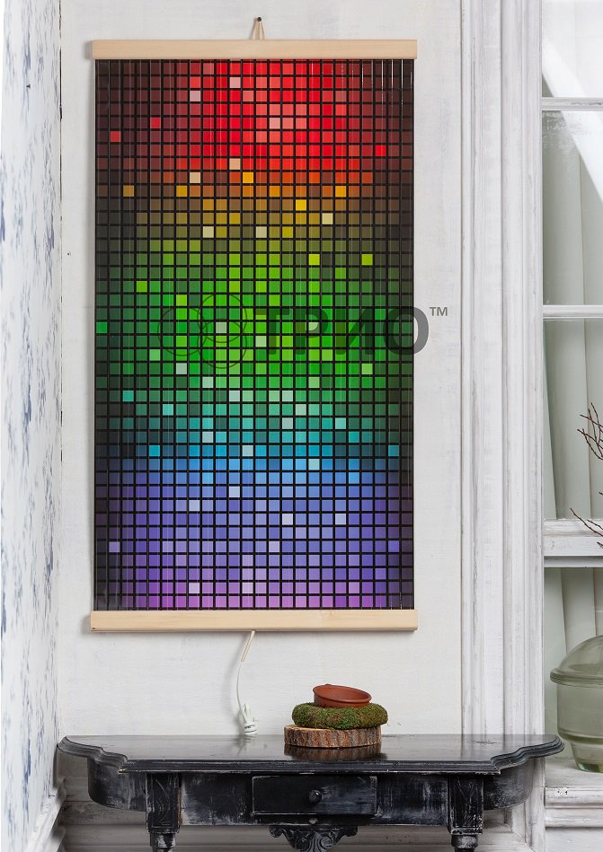 ECONOMY Infrared Heater picture wall heating panel FLEXIBLE 430Wt MOSAIC