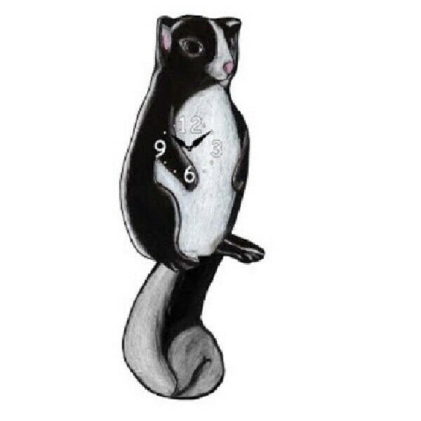 Skunk Pendulum Wall Clock