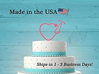 Nurse Heart Stethoscope, Nurse Cake Topper, Stethoscope, Heart Decor ...