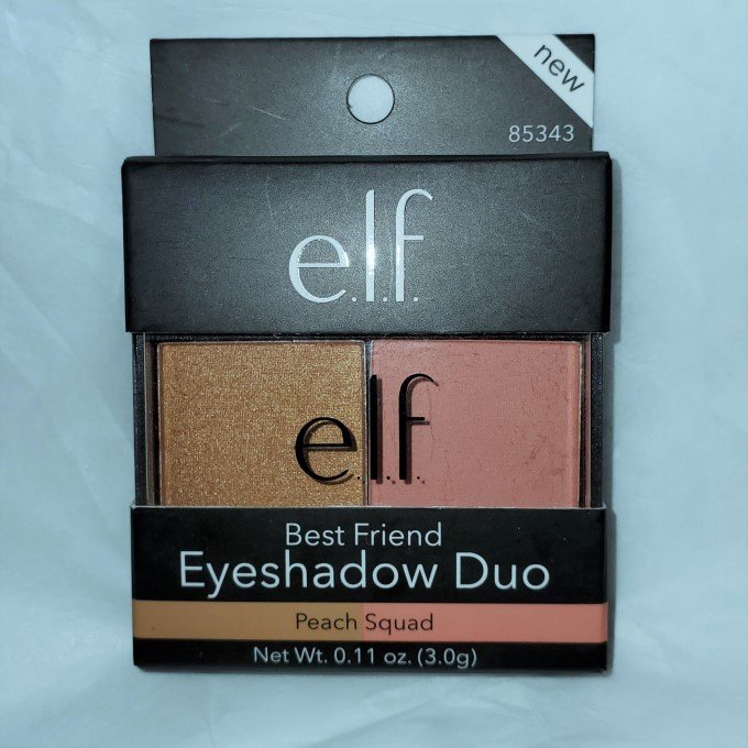 elf Best Friend eyeshadow Peach Squad duo matte and satin