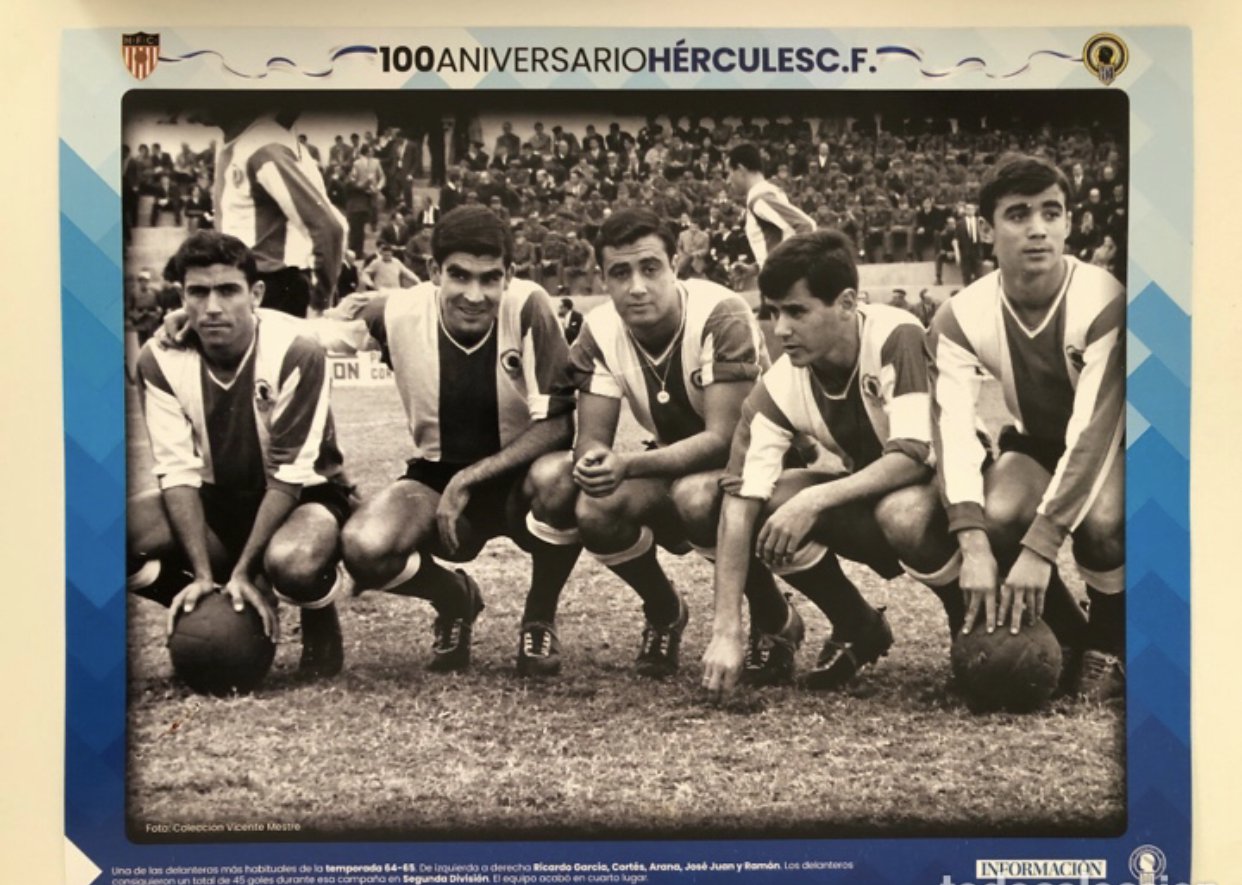 Print 100 years football team Hercules C.F.-5