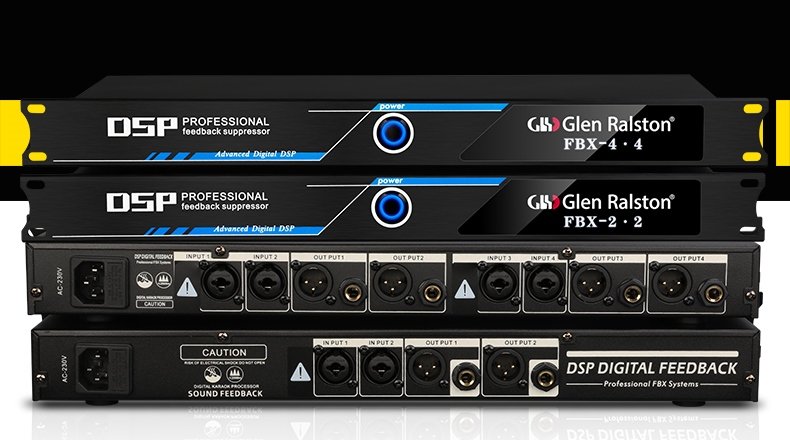 FBX-2.2 FBX-4.4 Professional Automatic Feedback Suppressor