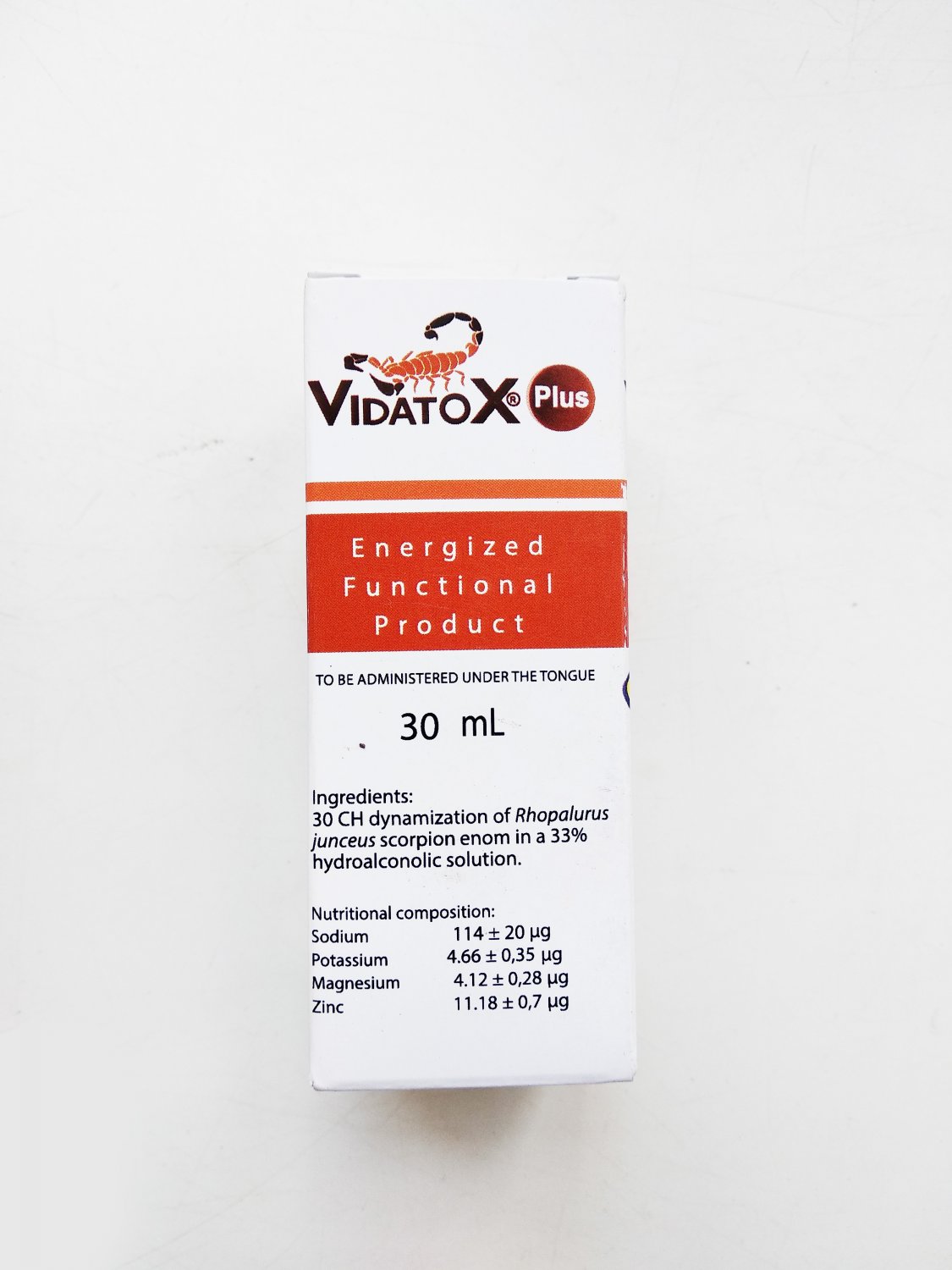 Vidatox Original Labiofam Vidatox Plus Natural Homeopathic Treatment 30CH