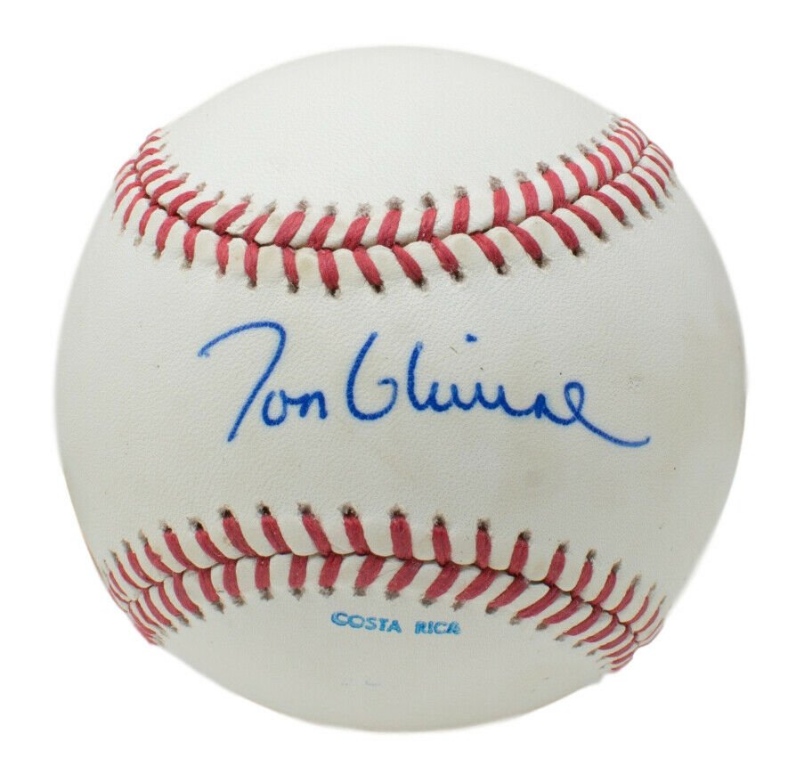 Tom Glavine Atlanta Braves Signed 1991 World Series Baseball BAS