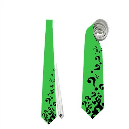 Necktie batman riddler question mark edward nigma roleplay cosplay