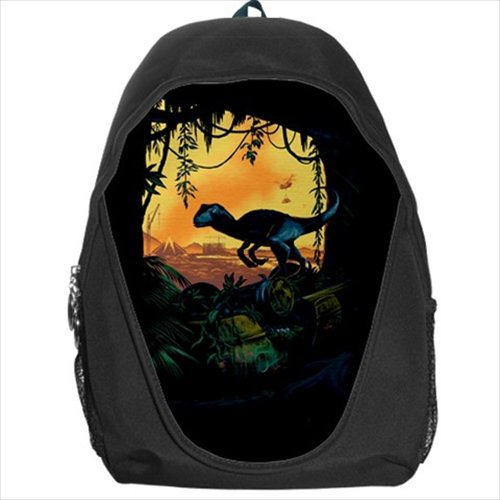 velociraptor dinosaur jurassic backpack