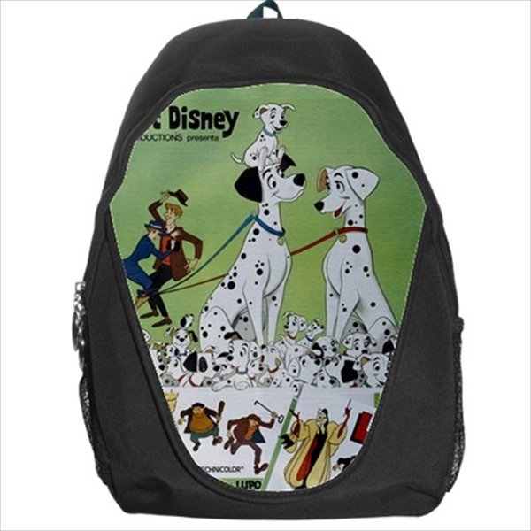 hundred and one dalmatians cruella de vil pongo backpack bookbag