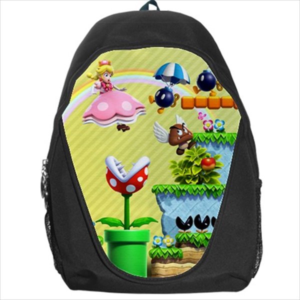 backpack goomba princess peach venus trap super mario