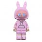 Building Block Labubu Light Pink Cartoon Minifigure