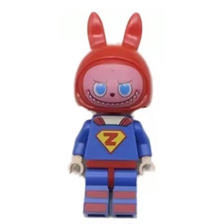 Building Block Labubu Super Hero Cartoon Minifigure