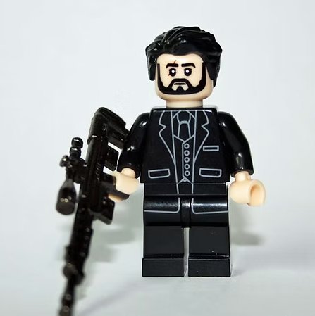 Building Block Hitman Mobster Sniper Movie Minifigure