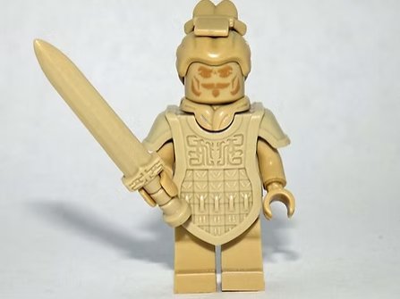Building Block Terracotta Army Chinese Emperor Minifigure