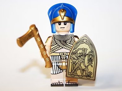 Building Block Egyptian Pharaoh Deluxe Minifigure